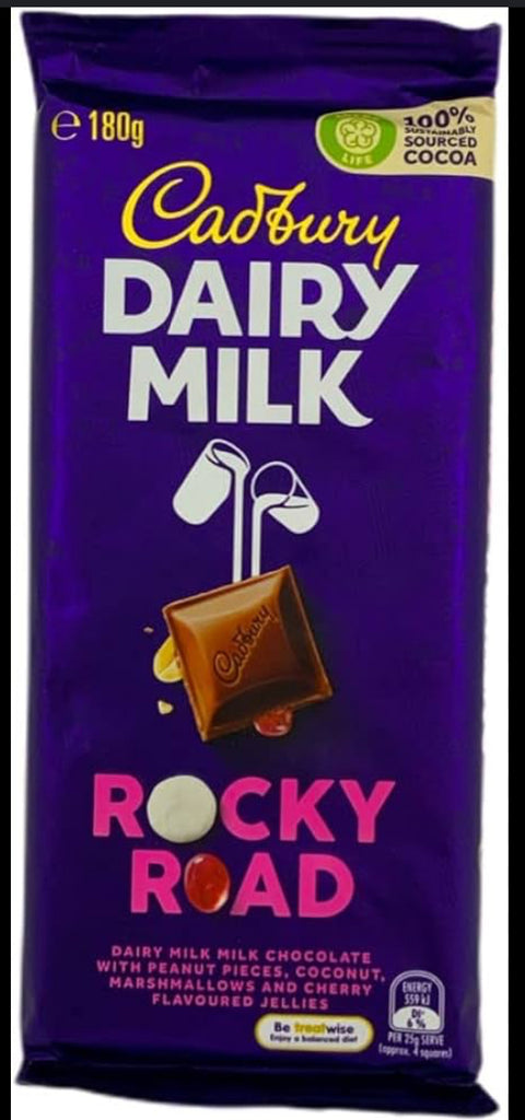 Australian Rocky Road 180g - Best Before 14/3/25 – Joe's Sweetie Barn