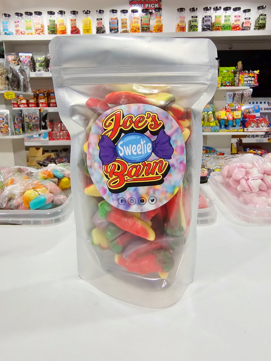 Fire Peppers Bag 250g – Joe's Sweetie Barn