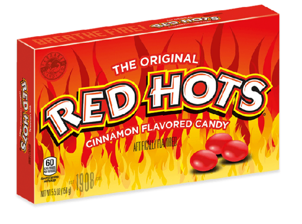 Red Hots Original Cinnamon Candy - Theatre Box - 5.5oz (156g) – Joe's ...