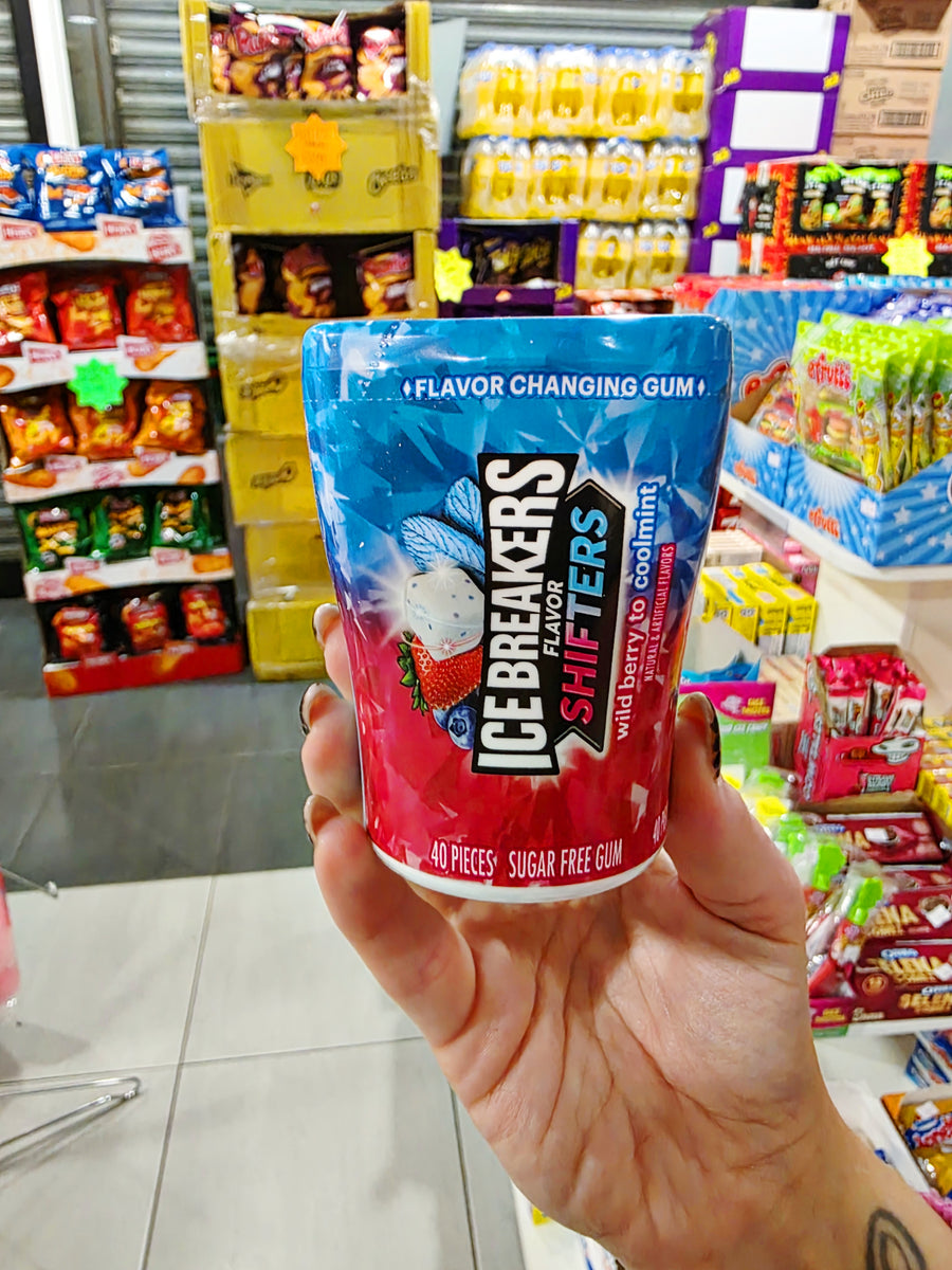 Ice Breakers Flavor Shifters Gum Wild Berry Cool Mint 92g - Best Befor ...