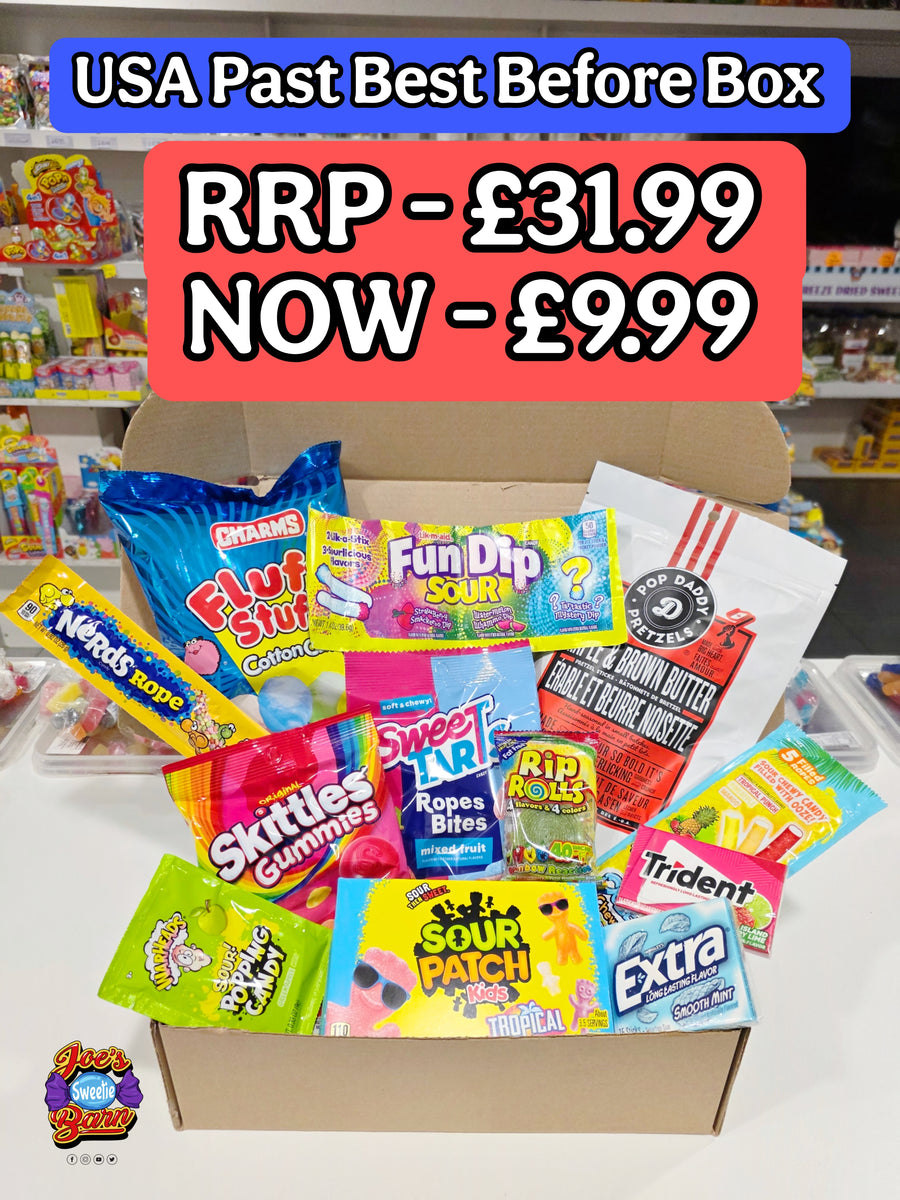 American Candy Past Date Box – Joe's Sweetie Barn