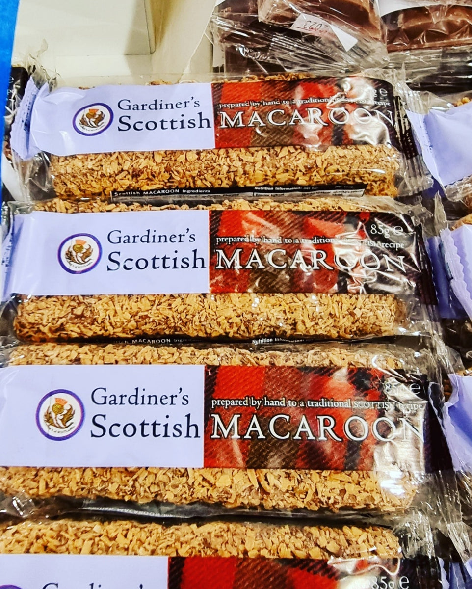 Scottish Macaroon Bar 85g – Joe's Sweetie Barn